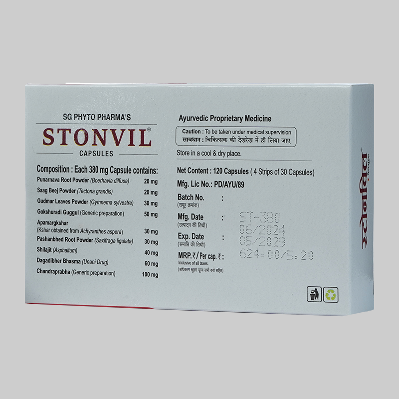 Stonvil Capsules - S. G. Phyto Pharma Pvt. Ltd.
